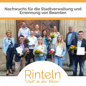 Nachwuchs für die Stadtverwaltung und Ernennung von Beamten · Rinteln ...